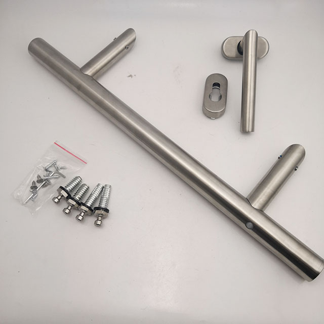 Stainless Steel LED Glass Door Handle - Buy LED Door Handle, Glass Door ...