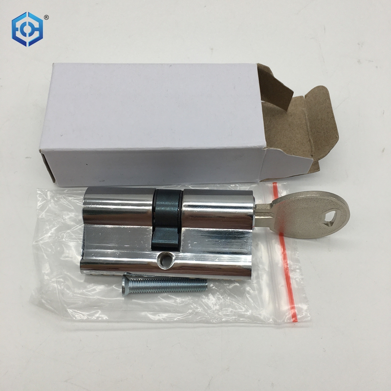 Satin Chrome Brass Door Lock Cylinder with Master Cylinder And Master ...