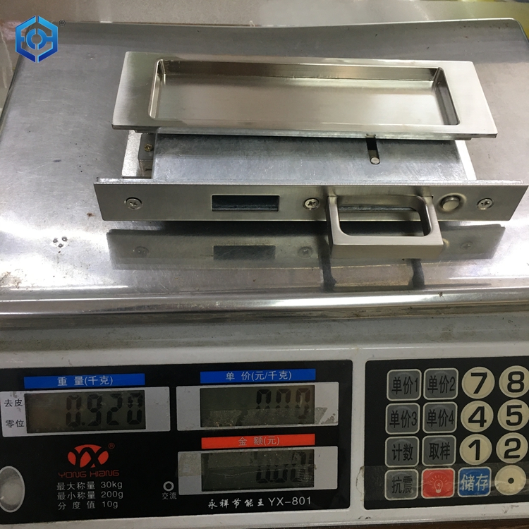 Zinc Alloy Modern Rectangular Privacy Pocket Door Mortise Lock - Buy ...