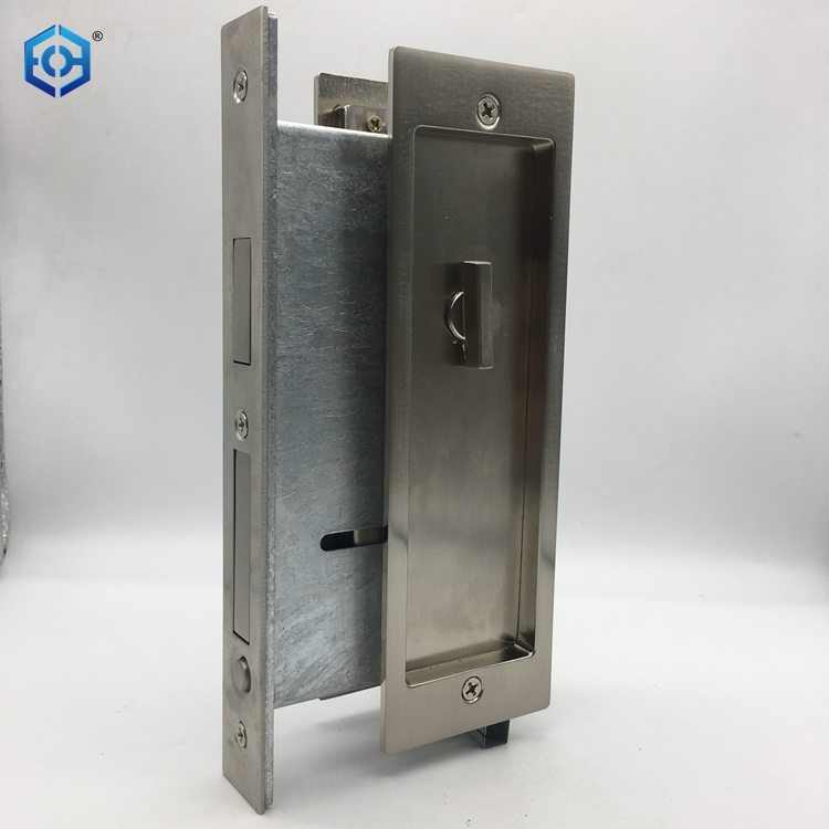 Zinc Alloy Modern Rectangular Mortise Dummy Pocket Door Lock - Buy ...