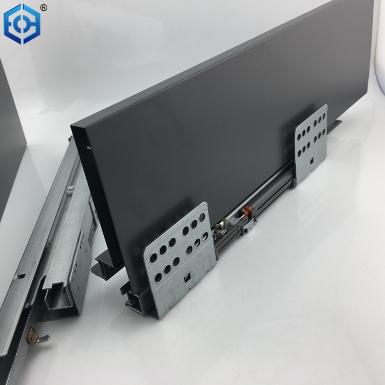 Push Open And Soft Close Cabinet Hardware Drawer Slides Concealed ...