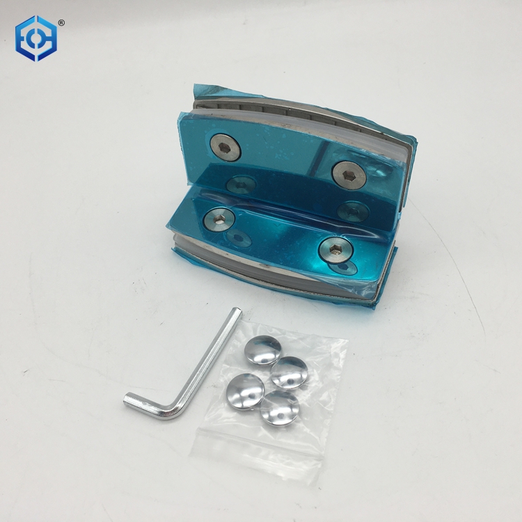 Chrome Stainless Steel 180 Degree Glass-to-glass Arc Hinge - Buy door ...