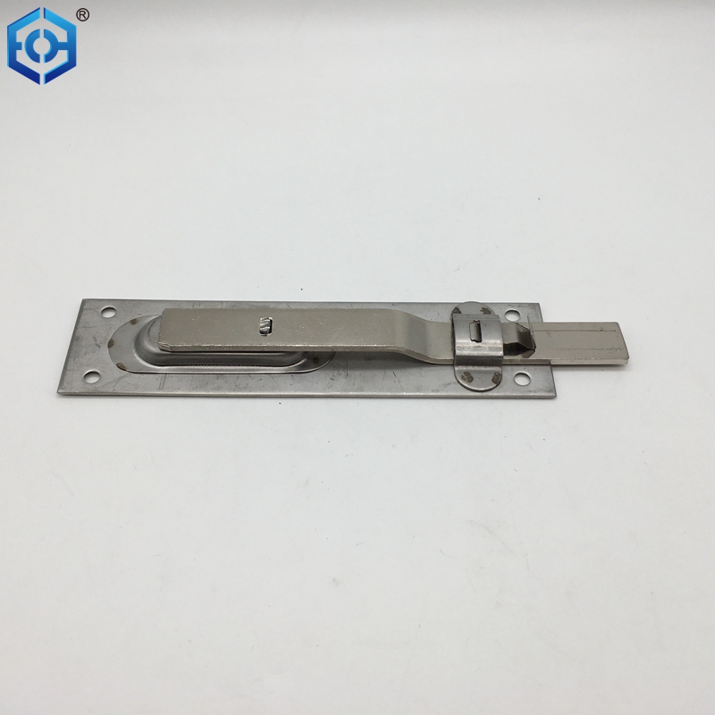 Stainless Steel Latch Sliding Door Lock Surface Mounted Slide Bolt For ...