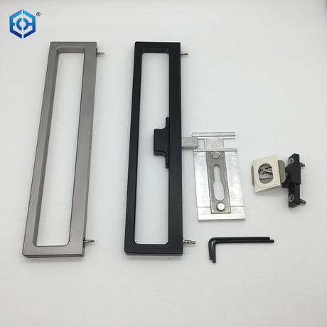 Aluminum Sliding Door Lock for Extremely Slim Frame Glass Door - Buy ...