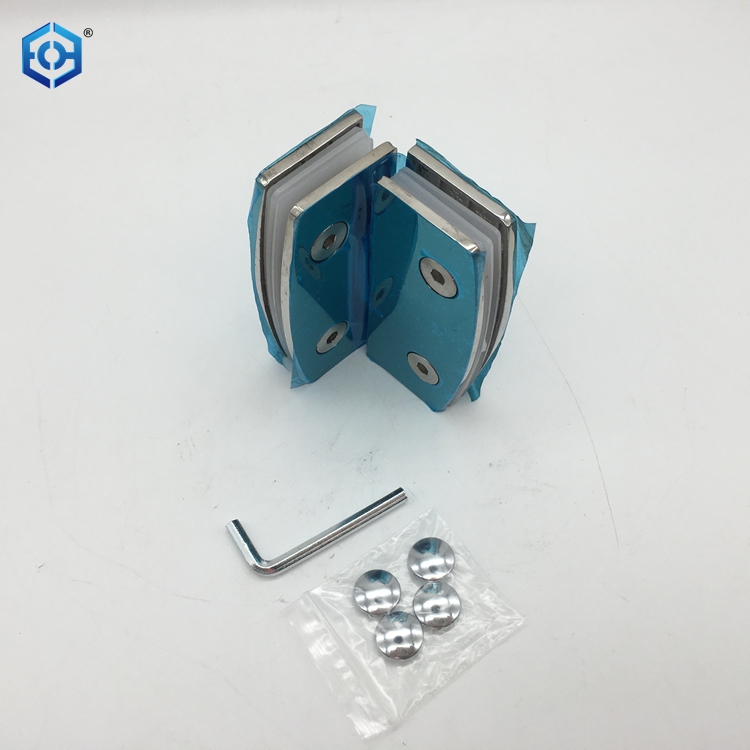 Chrome Stainless Steel 180 Degree Glass-to-glass Arc Hinge - Buy door ...