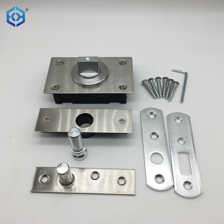 Heavy Duty Springless 360 Degrees Rotation Hidden Pivot Hinge Top Floor ...