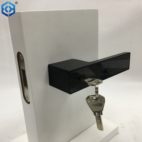 Fancy Ecological door lock Matt Black lever face Interior Magnetic door ...