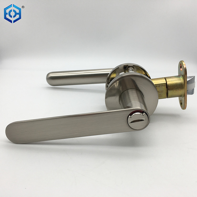 Zinc Alloy Tubular Cylinder Entry Door Key Set Lever Hardware Handle ...