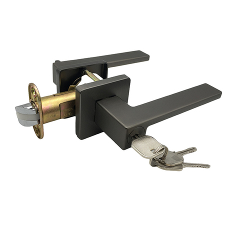 Zinc Alloy for Russia Door Lever Handle Privacy Lock - Buy five lever ...