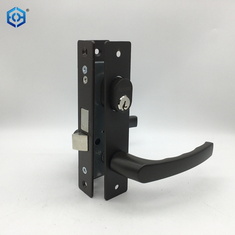 Mexico Aluminum Door Lock Set with Handle Cylinder - Buy lock hardware ...