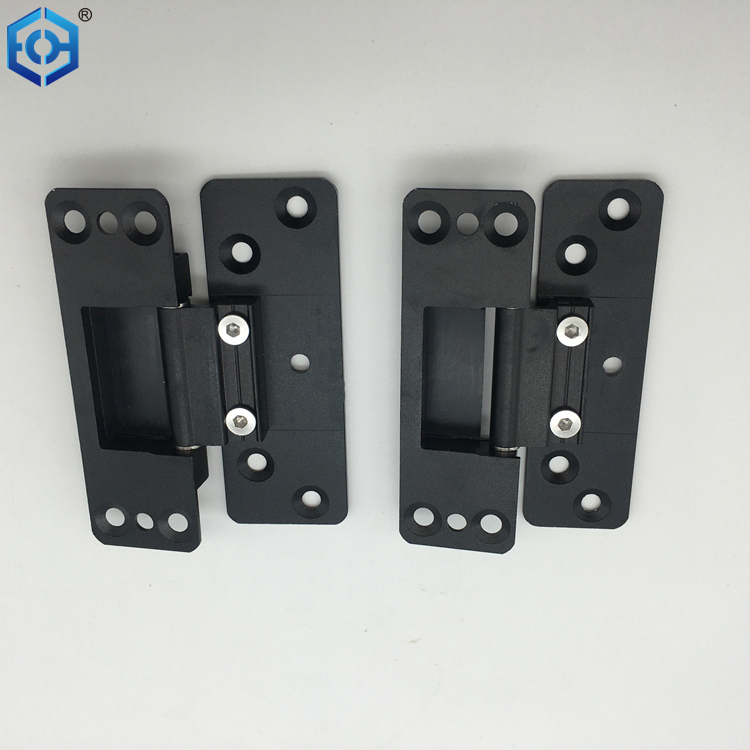 Black Aluminum Concealed Hinge for Aluminum Frame Door - Buy fully ...