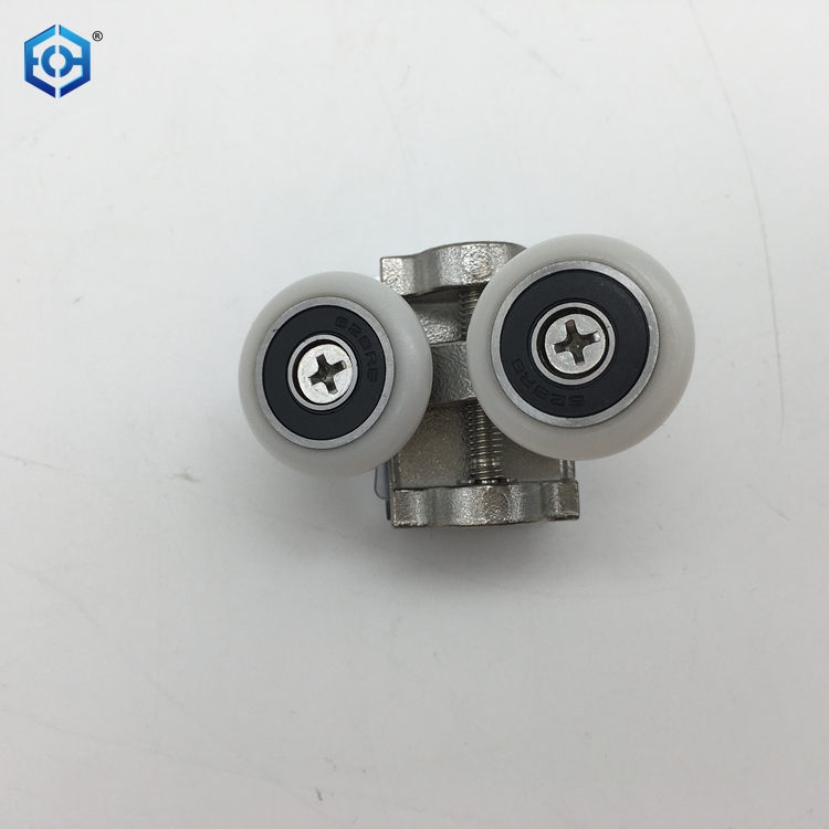 26mm Bathroom Sliding Door Wheels Pulleys Round Shower Room Rolling ...