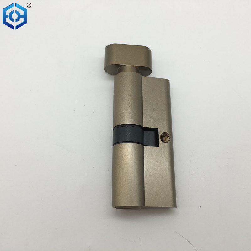 Champagne Nickel Solid Brass Lock Cylinder with 3 Brass Keys 70mm - Buy ...