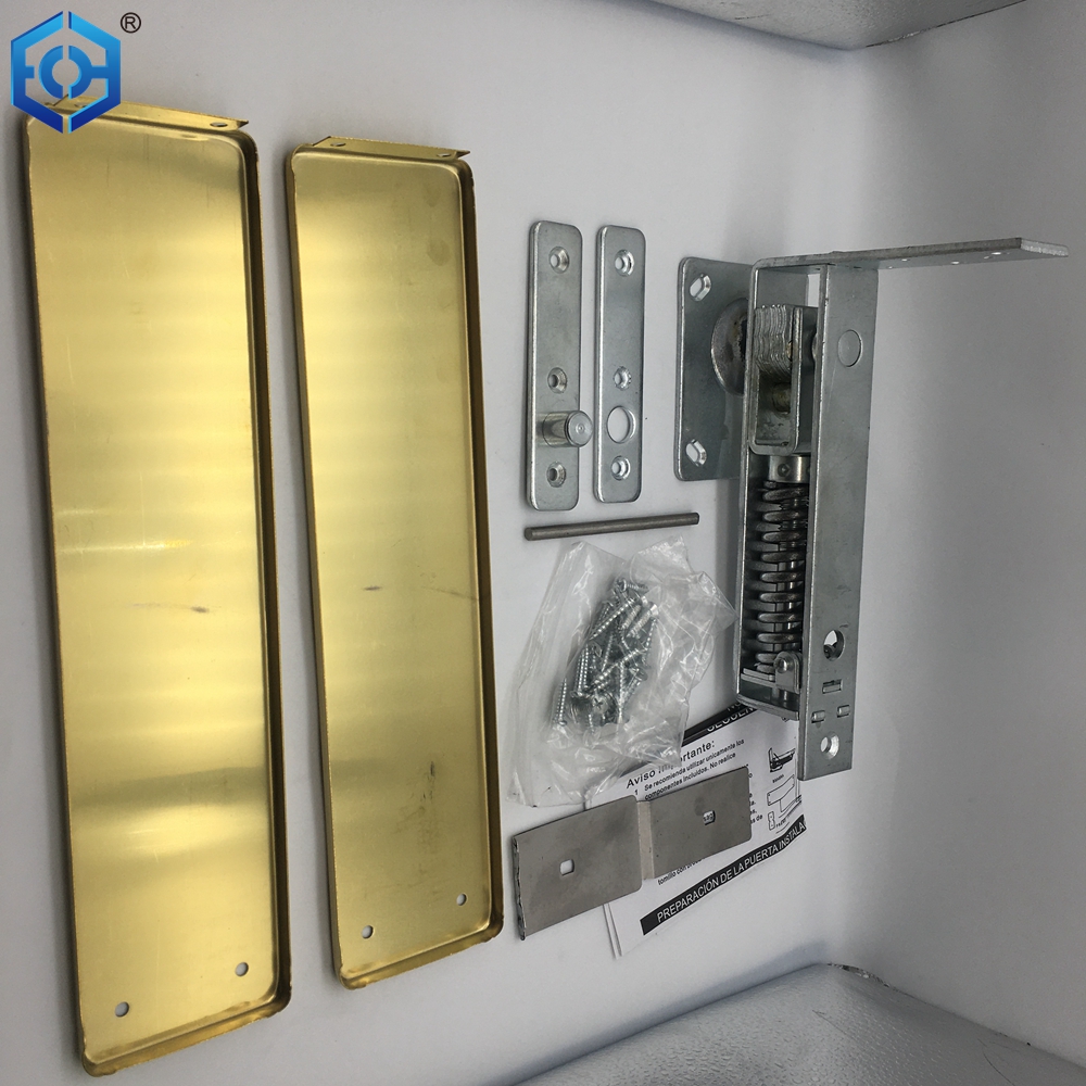 Golden Stainless Steel Double Action Floor Spring Hinge with Stainless ...