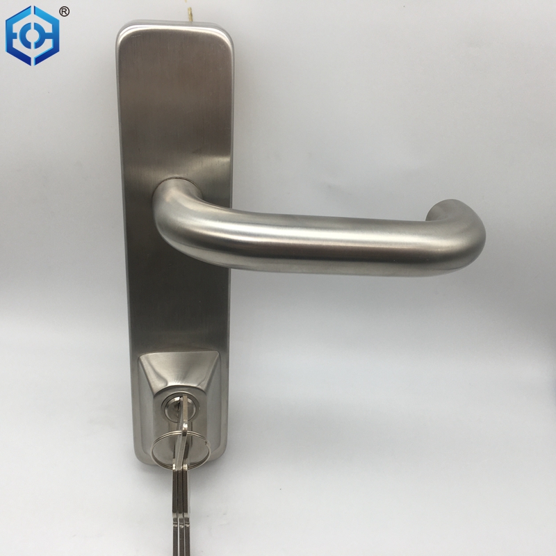 Stainless Steel Outside Trim Lock For Fire Door Panic Exit Device Panic ...