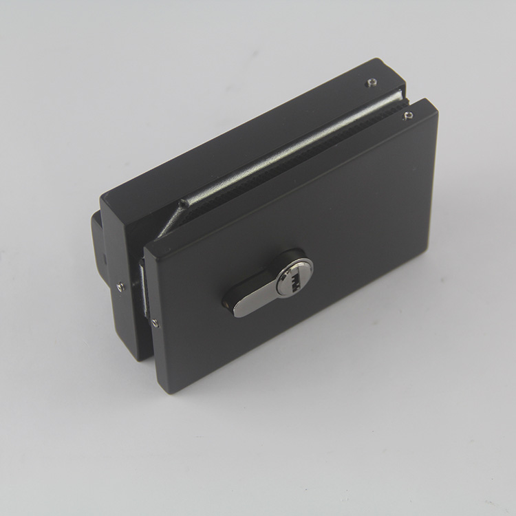 Black Stainless Steel Glass Shower Door Bottom Lock for Glass Door ...