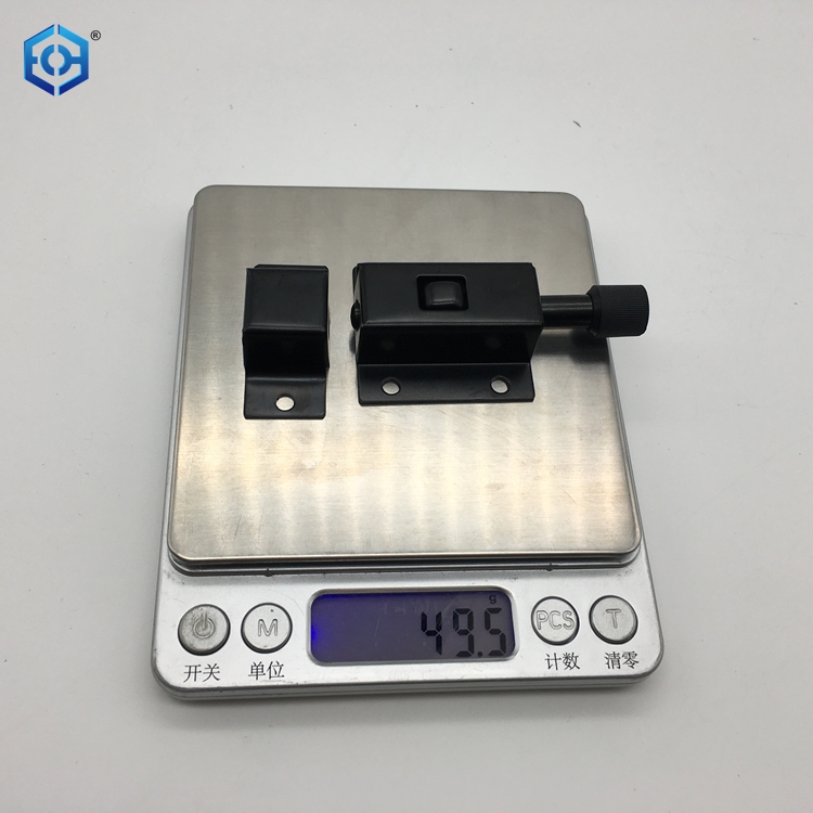 Window Cabinet Push Button Spring Load Automatic Door Bolt Latches Lock ...