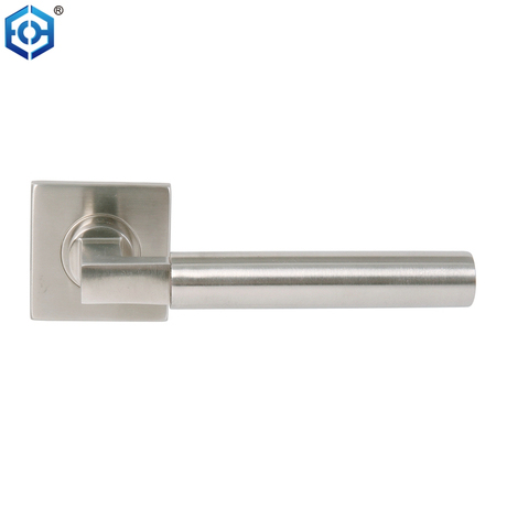 Knurled L-Square Passage Door Lever Set with Disk Rose And Mechanism From The Brass Collection ...