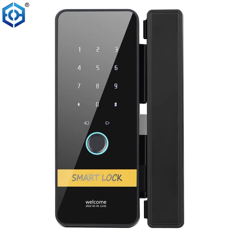 Glass Door Smart Fingerprint Password Lock Remote Access Control System ...