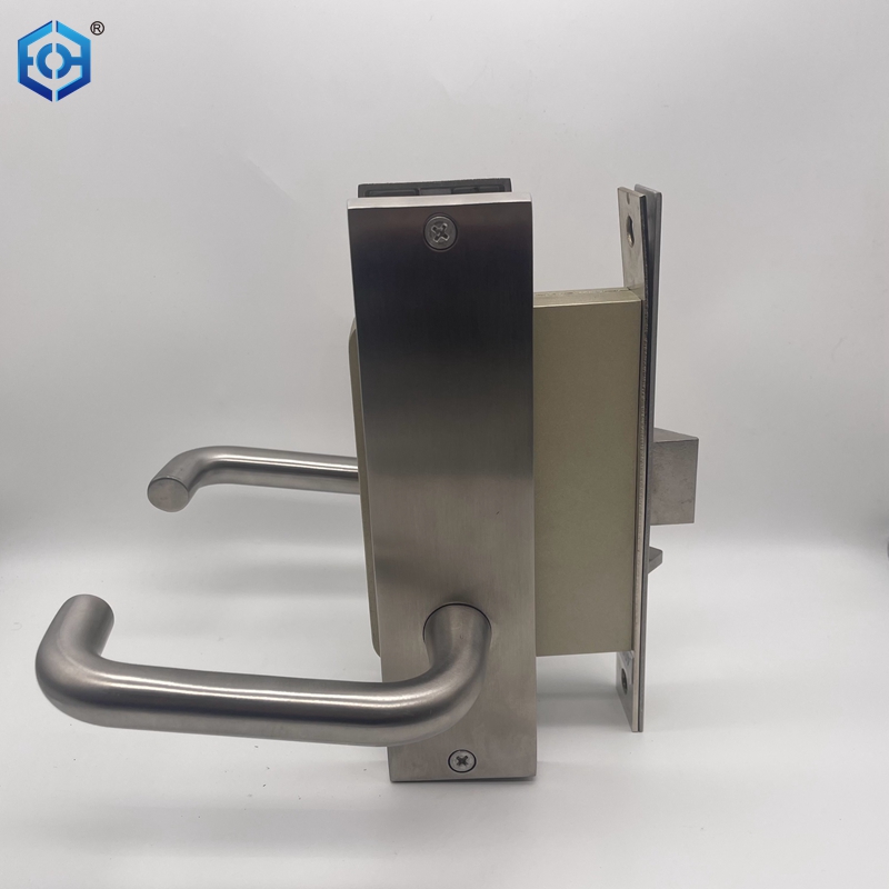 Stainless Steel Synergy Vestibule Door Lock 60mm Backset Satin Nickel ...