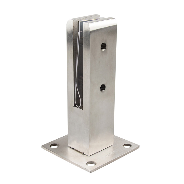 Stainless Steel Handrail Support Glass Railing Clamp Glass Wall ...