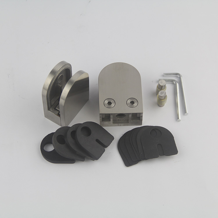 Stainless Steel Glass Door Hinges Glass Clamp Clip - Buy cabinet glass ...