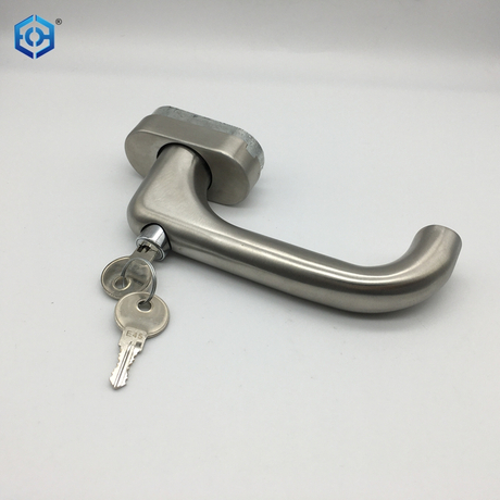Stainless Steel Window Handle with Security Lock - Buy window handle ...