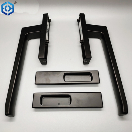 Solid Internal Lift-up Sliding Door Handle PVD Satin Black - Buy Lift ...