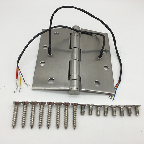 Stainless Steel Concealed 4 Inch Wire Electrified Door Hinges - Buy ...