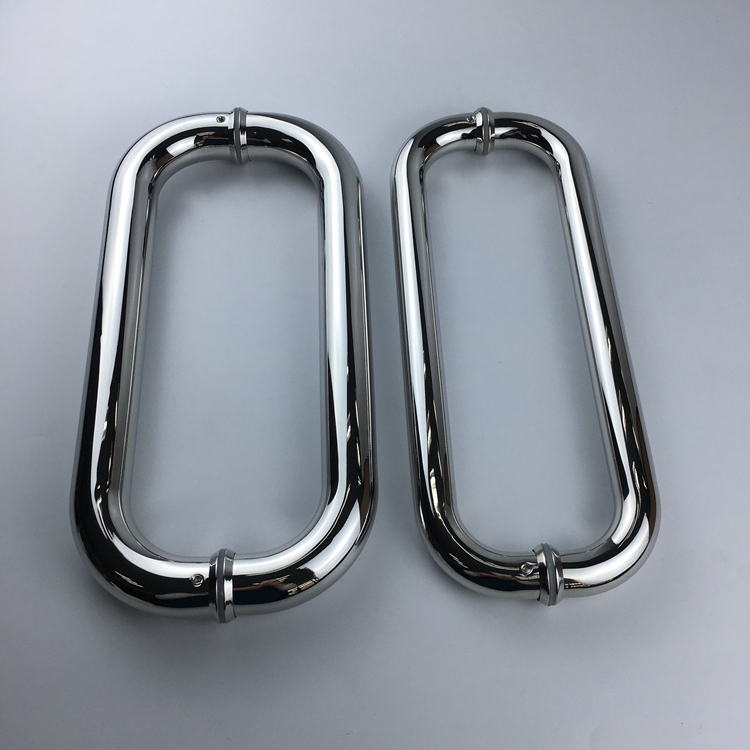 PSS Stainless Steel Bathroom Hardware Round Rube French Glass Door ...