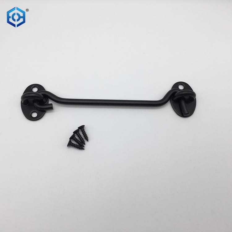 Black 6 Inch Wind Brace Cabinet Hook Stainless Steel Cabinet Door ...