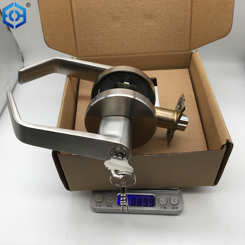 Stainless Steel 304 Leaf Style Door Lever Bed/Bathroom Privacy Door ...