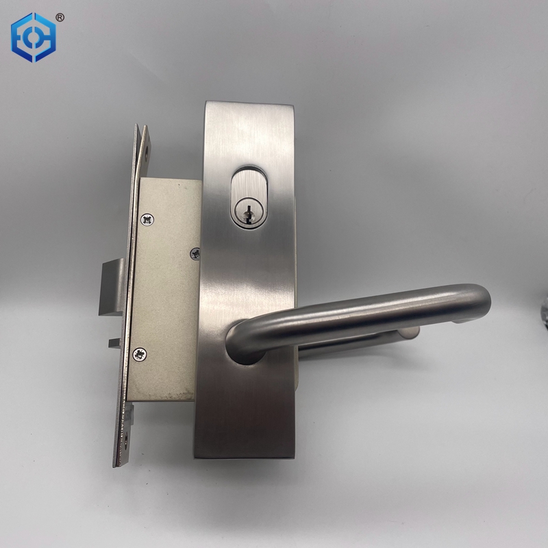 Stainless Steel Synergy Vestibule Door Lock 60mm Backset Satin Nickel ...