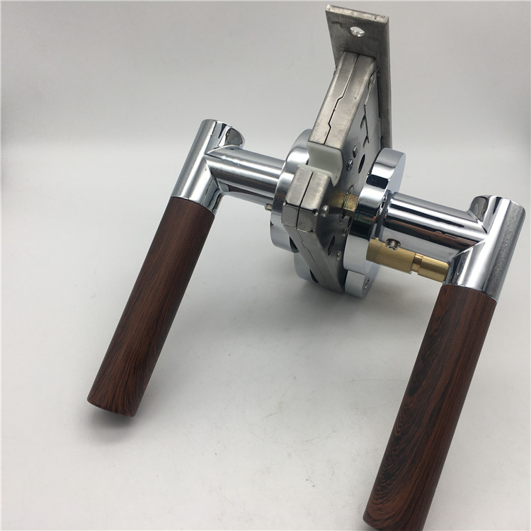 Chrome Zinc Alloy Indoor Room Door Lock Bedroom Home Universal Internal ...