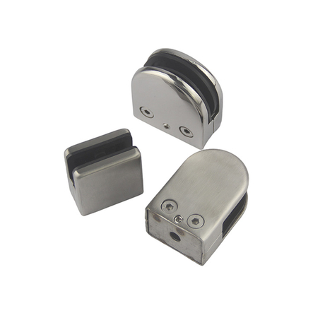 Stainless Steel Glass Door Hinges Glass Clamp Clip - Buy cabinet glass ...