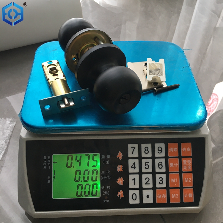 Black Stainless Steel Interior Door Knob Lock Set with Deadbolt - Buy ...