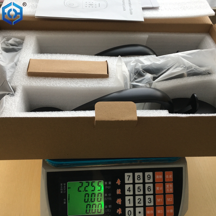 Electronic Keyless Smart Entry Handle Door Lock Digital Keypad Deadbolt ...