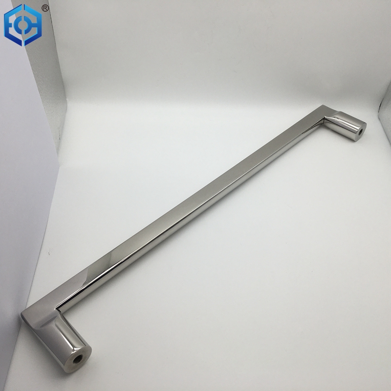 Single Sided Heavy Duty Entry Barn Handlebar Mirror Chrome Wooden Door ...