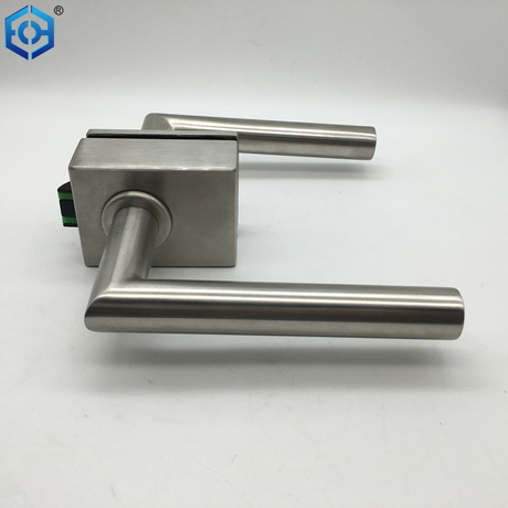 Stainless Steel Silent Glass Mounted Passage Glass Door Locks - Buy safety bar for sliding glass ...