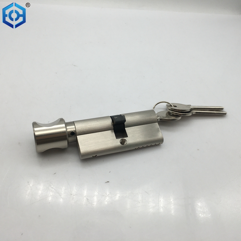 Satin Nickel Brass Euro Cylinder Locks Thumbturn Cylinder - Buy b&q ...