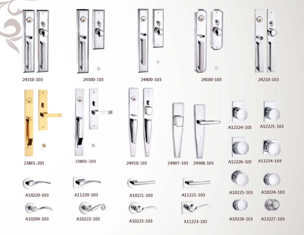 Solid Brass American Style Entry Main Door Lock - Buy Brass Lock, Solid ...