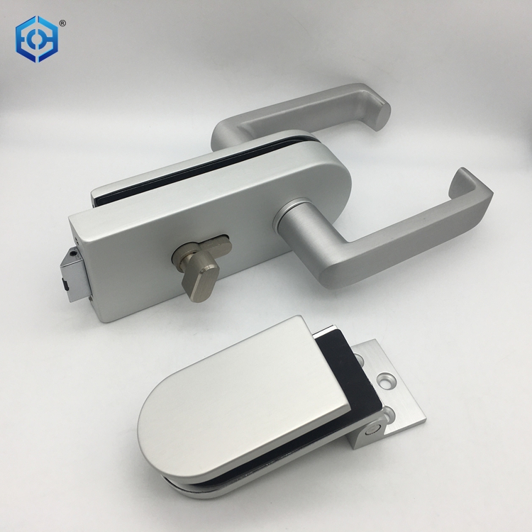 Aluminum Sliding Glass Handle Door Lock for Glass Office Bathroom ...