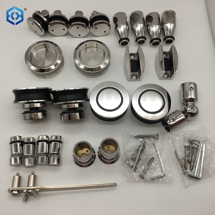 Frameless Sliding Rectangle Shower Door with Clear Tempered Glass And ...