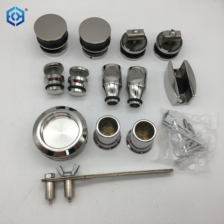 Frameless Sliding Rectangle Shower Door with Clear Tempered Glass And Stainless Steel Hardware ...