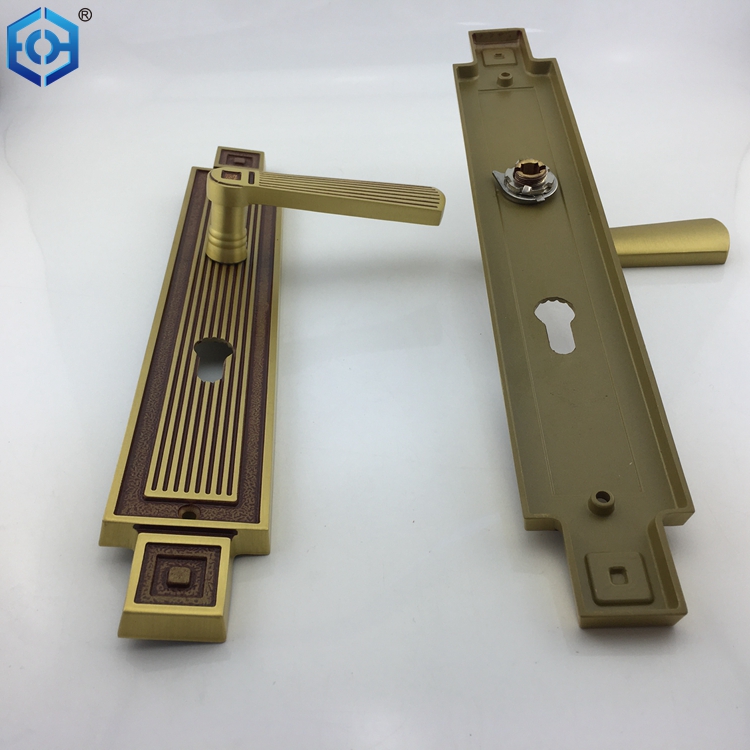 Classical Polished Solid Brass Entrance Lock And Handle Set - Buy ...