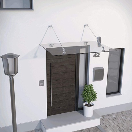 Stainless Steel Window Awning And Canopy Hardware Kit Patio Porch Glass ...