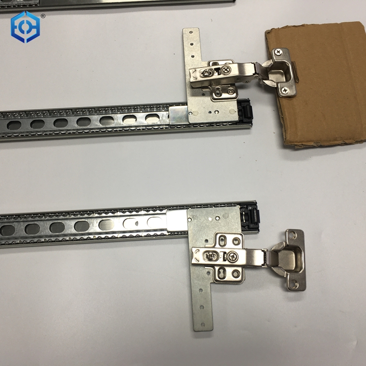 Satin Nickel Pivot Door Slide Hardware Inset Application Self Closing ...