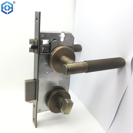 Door Locks for Bedroom And Mortise Lock Handle Set with 3 Brass Key ...