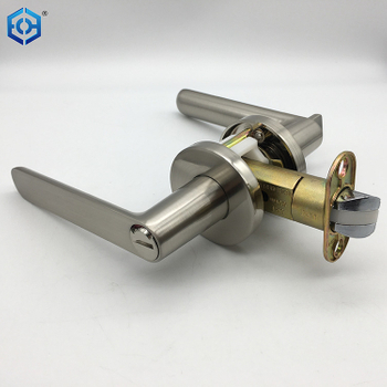 Zinc Alloy Tubular Cylinder Entry Door Key Set Lever Hardware Handle ...