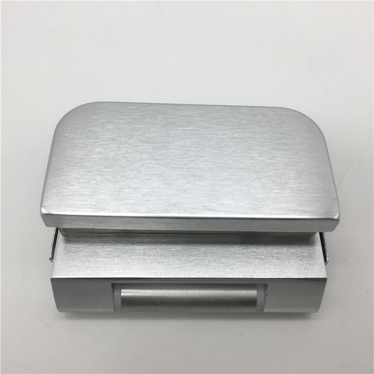 Silver Small Size Aluminum Door Hinge For Showroom Glass To Wall Glass ...